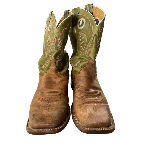 Justin Boots | Shoes | Justin Mens Caddo Western Boots Green 8ee | Poshmark